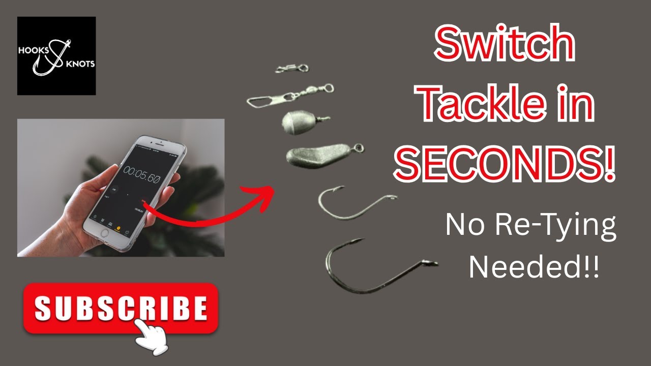 Easy Way How I Tie a QUICK CHANGE LOOP Knot | Switch Hooks, Sinkers ...