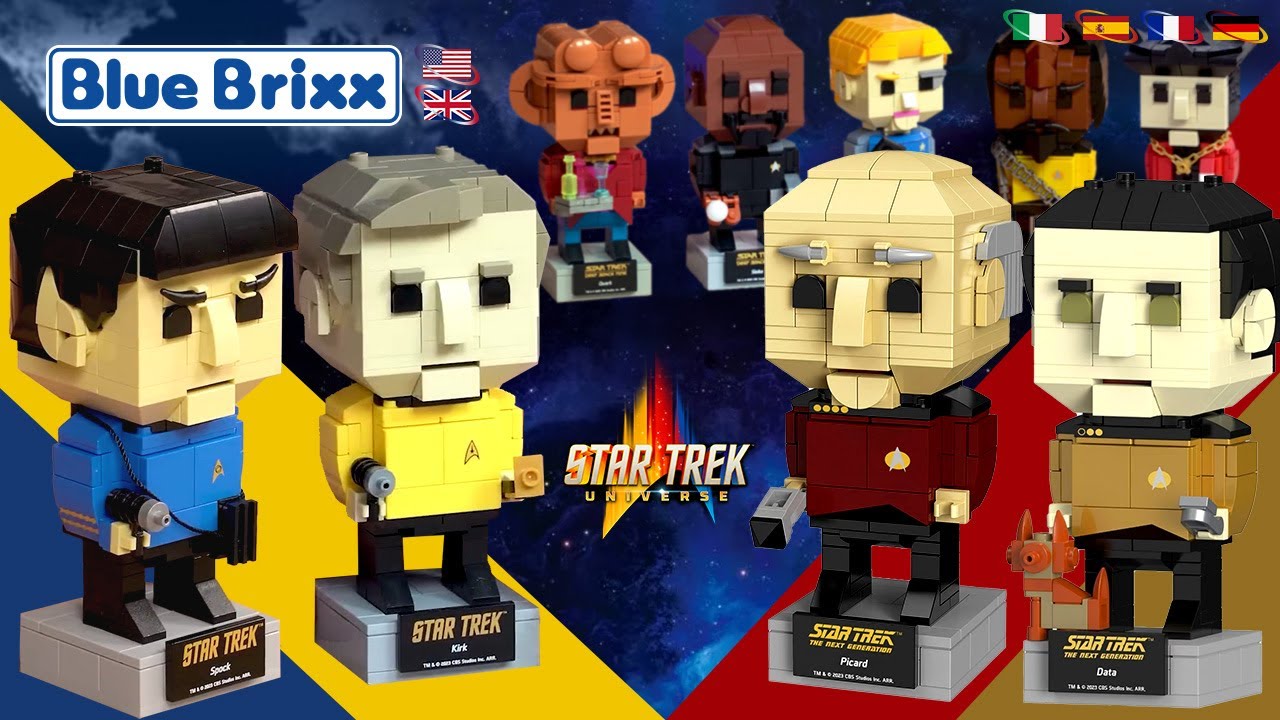 BlueBrixx Star Trek Brick Buddies - all characters from our official ...