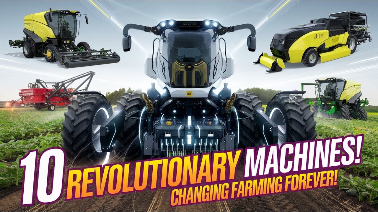 10 Revolutionary Agricultural Machines Changing Farming Forever! - YouTube