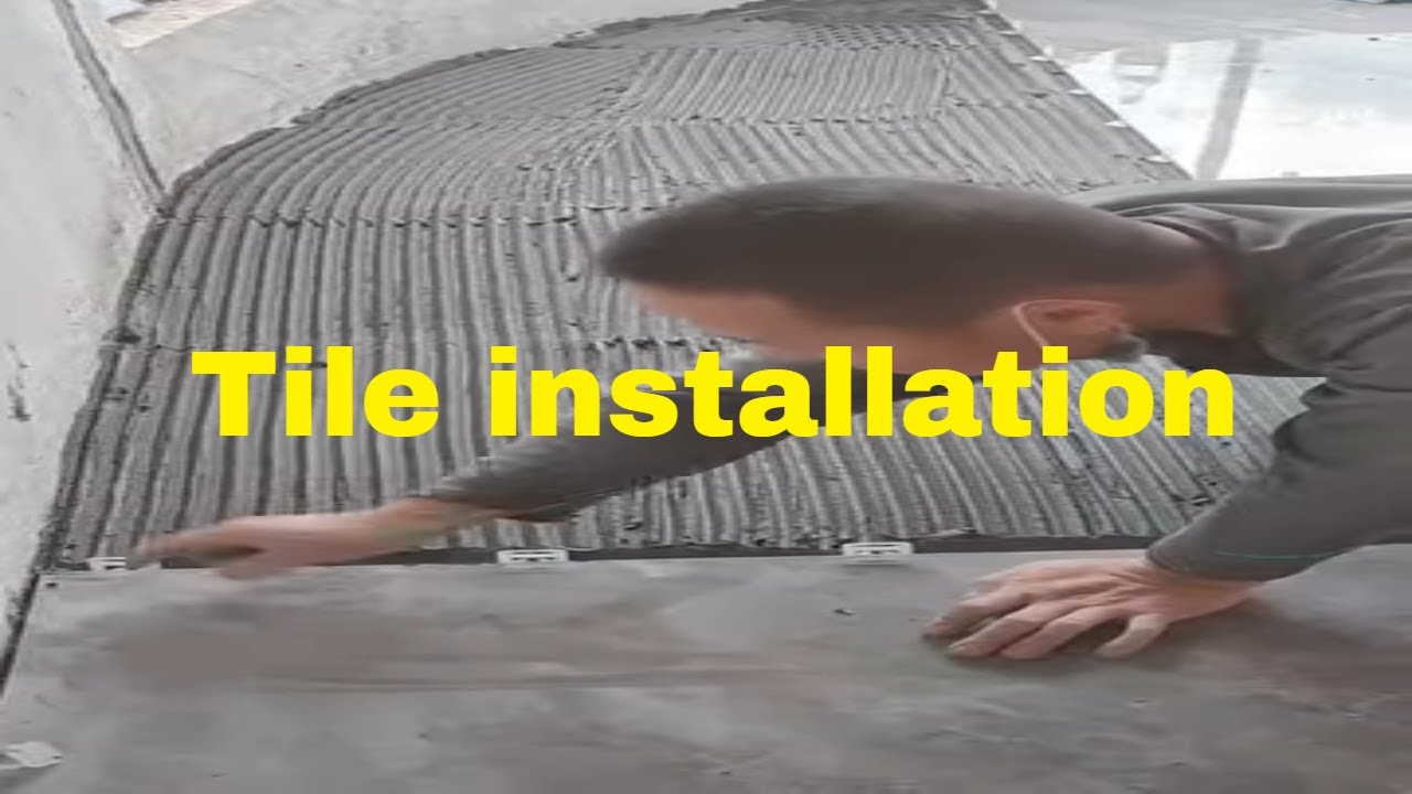 Tile installation#tileinstallation - YouTube