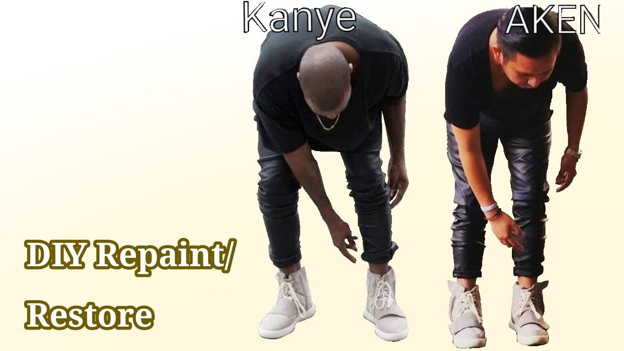 DIY repaint and restoring sneakers - YouTube