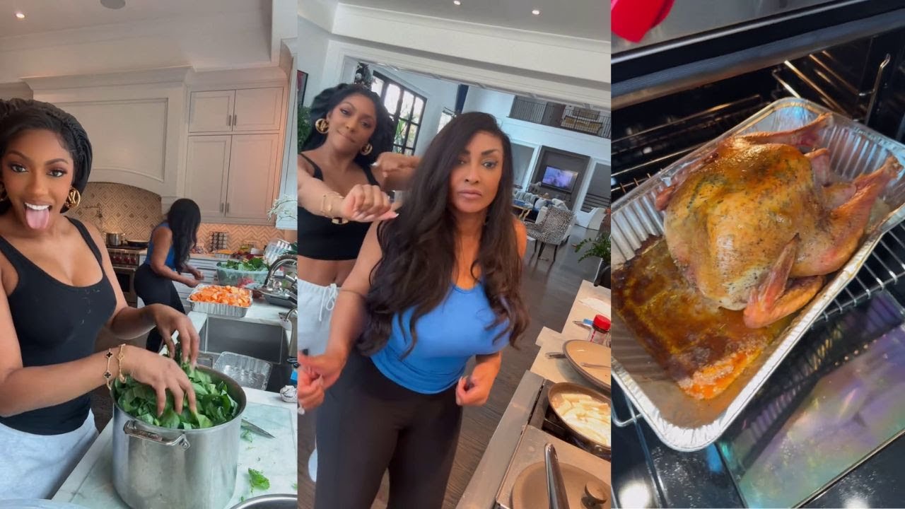 Thanksgiving Fun with Porsha Williams & Her Mom: Cornbread Fed Family ...