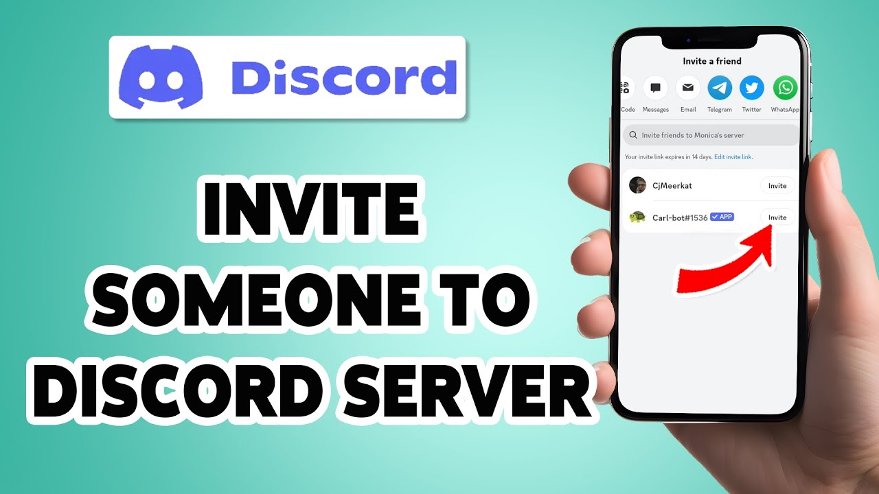 How To Invite Someone To Discord Server 2026 | Add People In Discord ...