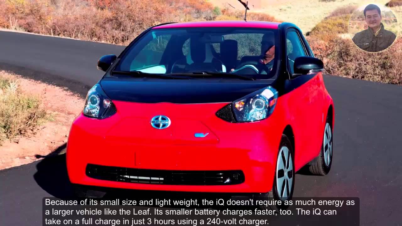 2013 Scion IQ EV Review - YouTube