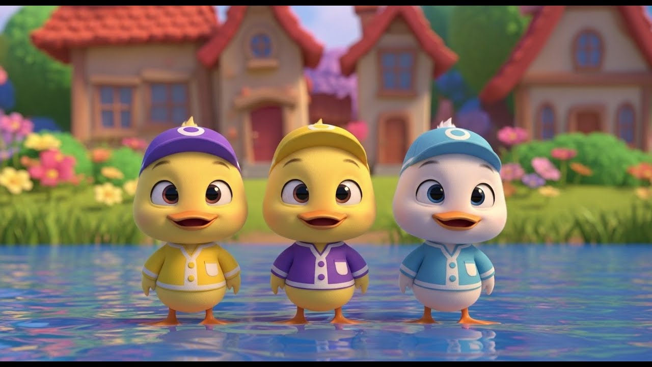 Tres Patitos Dicen Cuac ABC | Rimas Infantiles y Canciones Educativas ...
