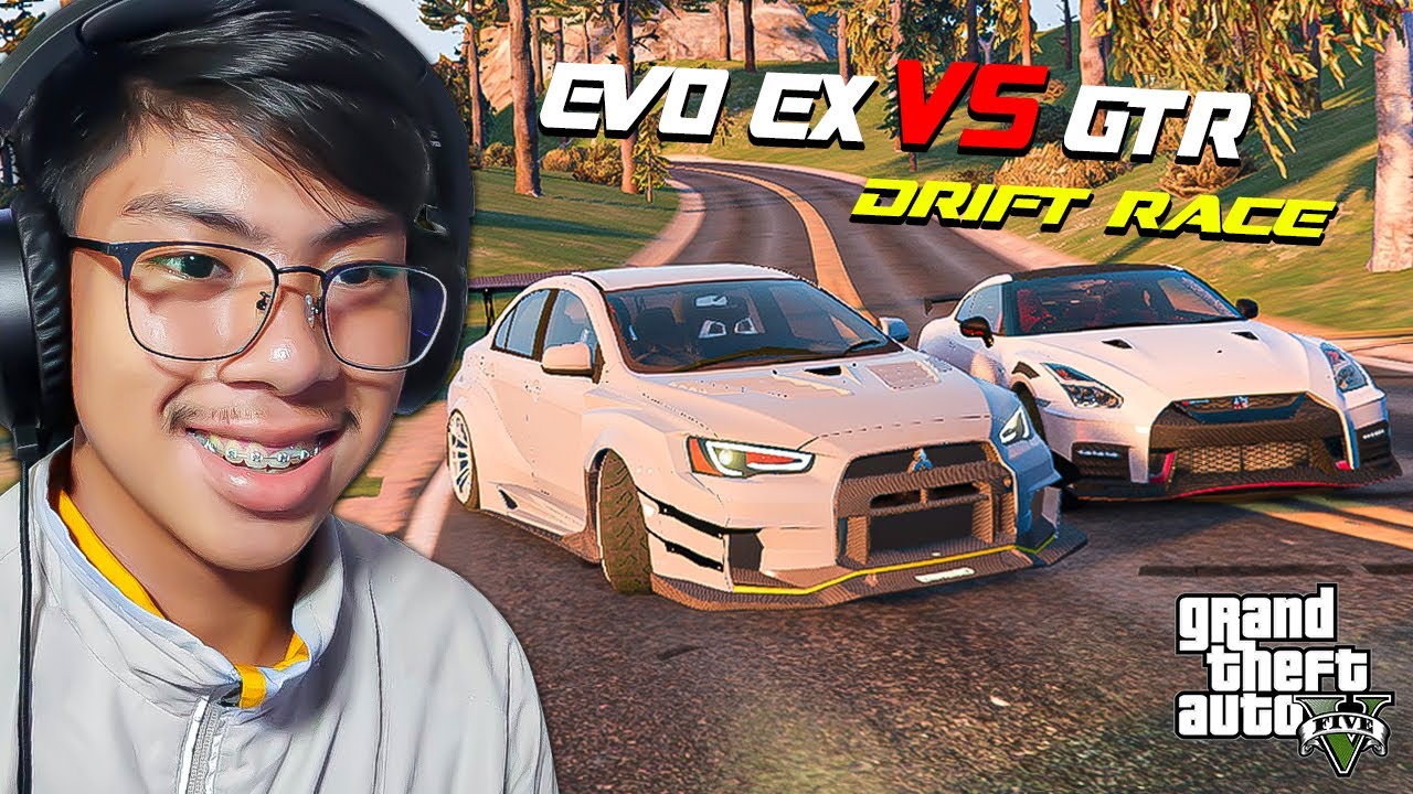 NISSAN GTR VS EVO X (GTA 5)... - YouTube