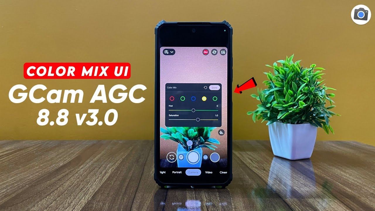 Download GCam AGC 8.8 v3.0 - What's New | Color Mix Ui | Custom ...