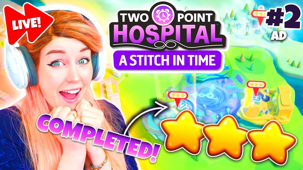 *FINISHED* I built a floating SPACE hospital! (Two Point Hospital: A ...