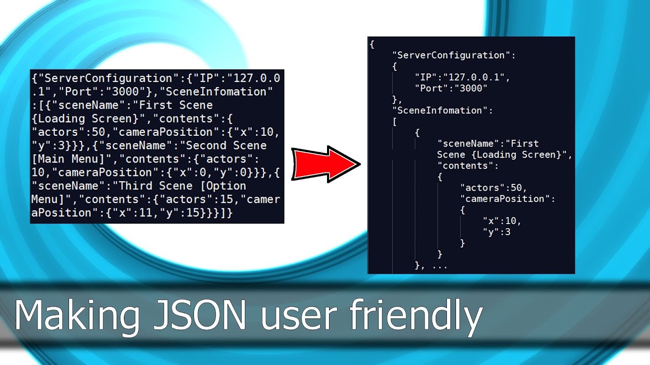 Making a JSON string user friendly - YouTube