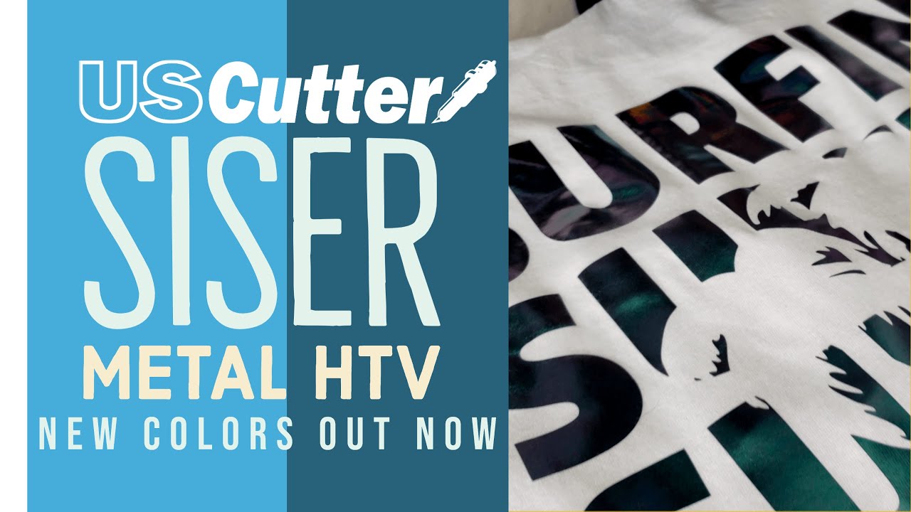 Siser Metal Heat Transfer Vinyl - YouTube