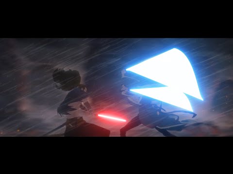 Yone vs Yasuo with lightsabers