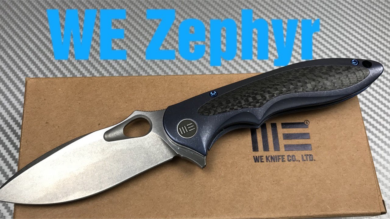 WE 716B Zephyr knife It’s smooth, sexy and sophisticated !! - YouTube