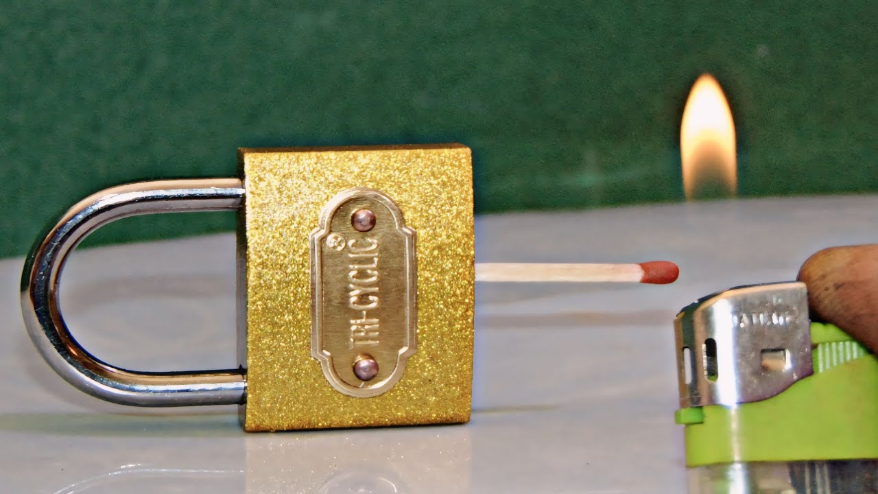 4 Best Ways To Open a Lock | Open Any Lock Without a Key in 1 Minute ...