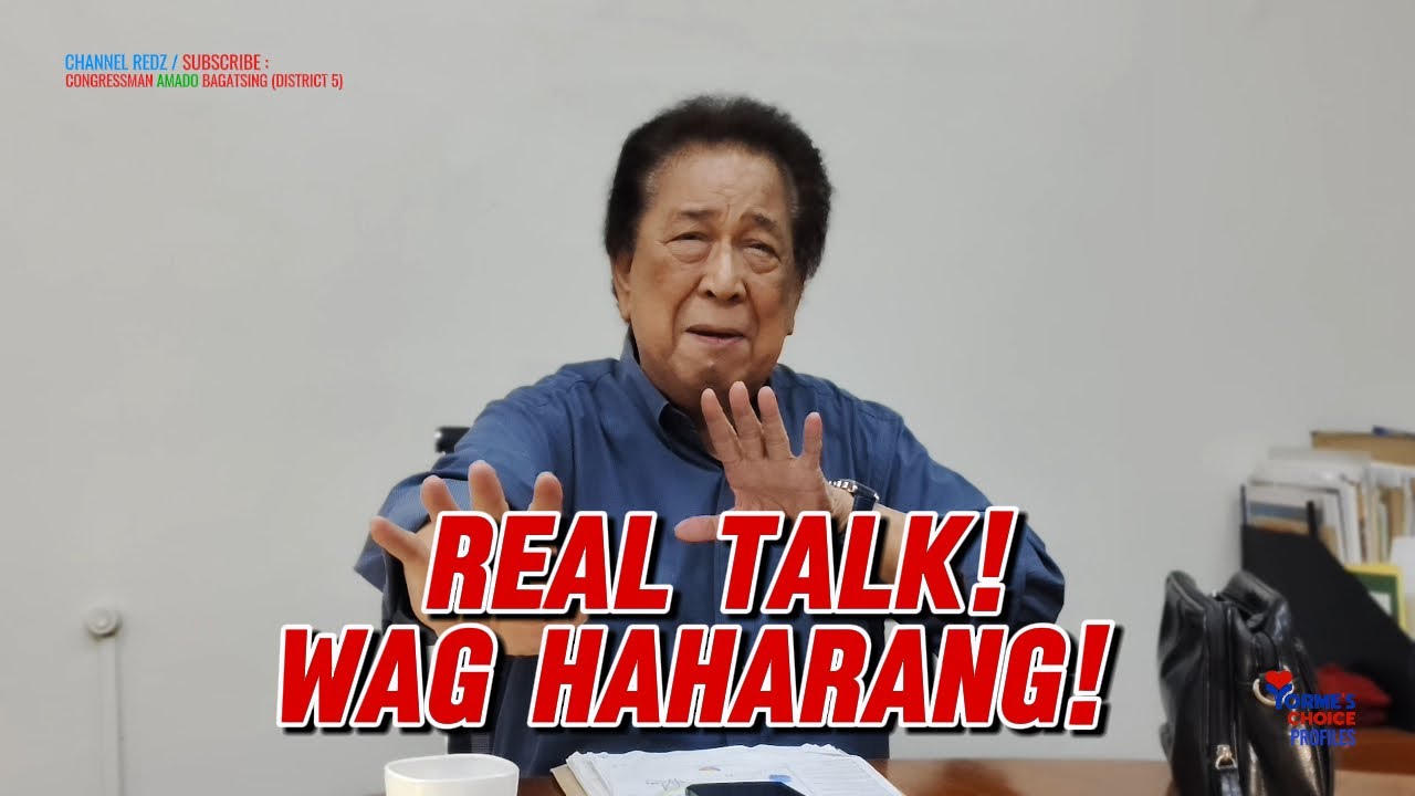 PRANKAHAN! WALANG DRAWING YAN! CONGRESSMAN AMADO BAGATSING REAL TALK ...