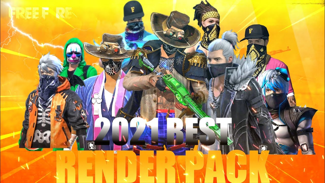 2021 BEST FREE FIRE RENDER PACK🔥||RENDER PACK||ALL NEW RENDER PACK||GFX ...