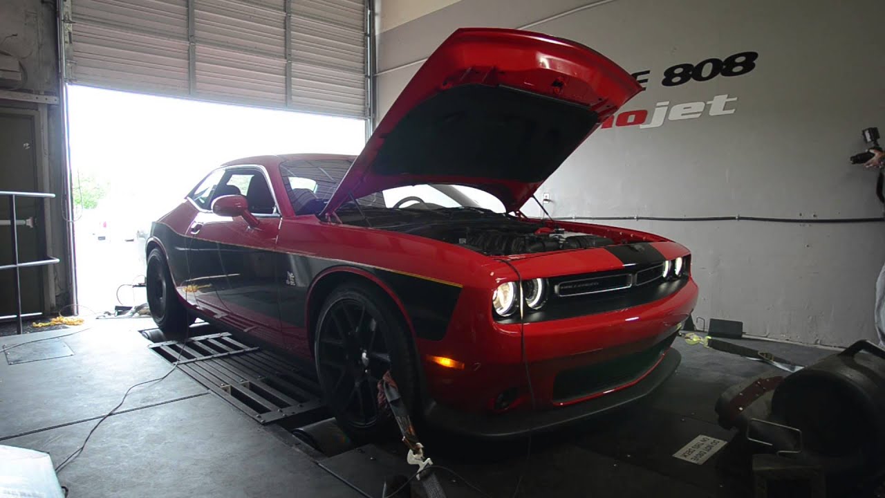 2015 Challenger R/T Scat Pack Dyno - YouTube
