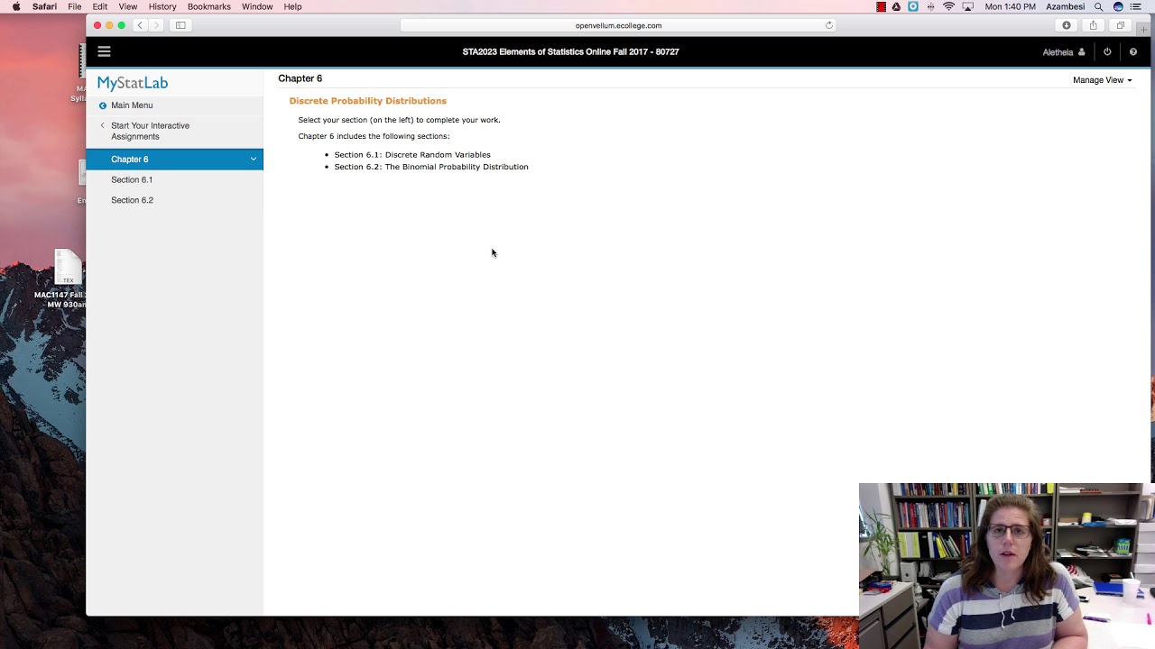 STA2023 Chapter 6 Instructor Introduction - YouTube