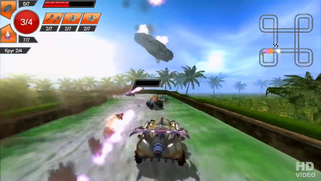 Rock'n'Roll Racing 3D HD trailer! - YouTube