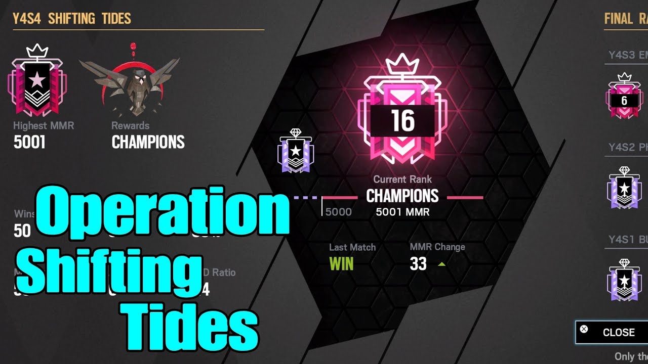 CHAMPION in Operation Shifting Tides: Ps4 Champion - Ranked HighLights ...