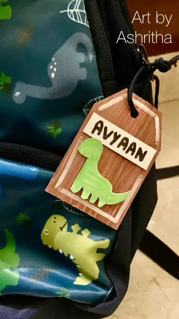 Simple Handmade Name Tag - YouTube