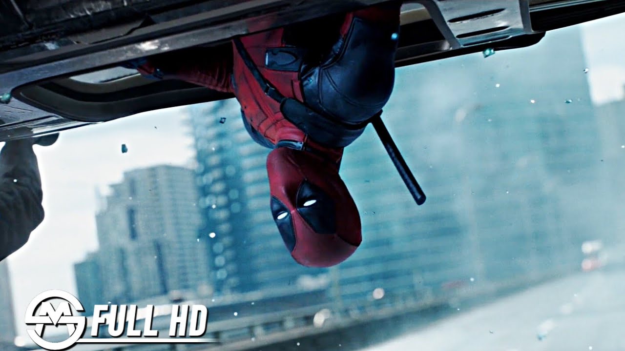 Deadpool "Esforço Máximo" Cena da Rodovia - Deadpool (2016) Full HD ...