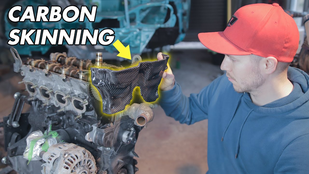 Carbon Fibre Skinning! Engine Parts for the Mazda Miata - YouTube