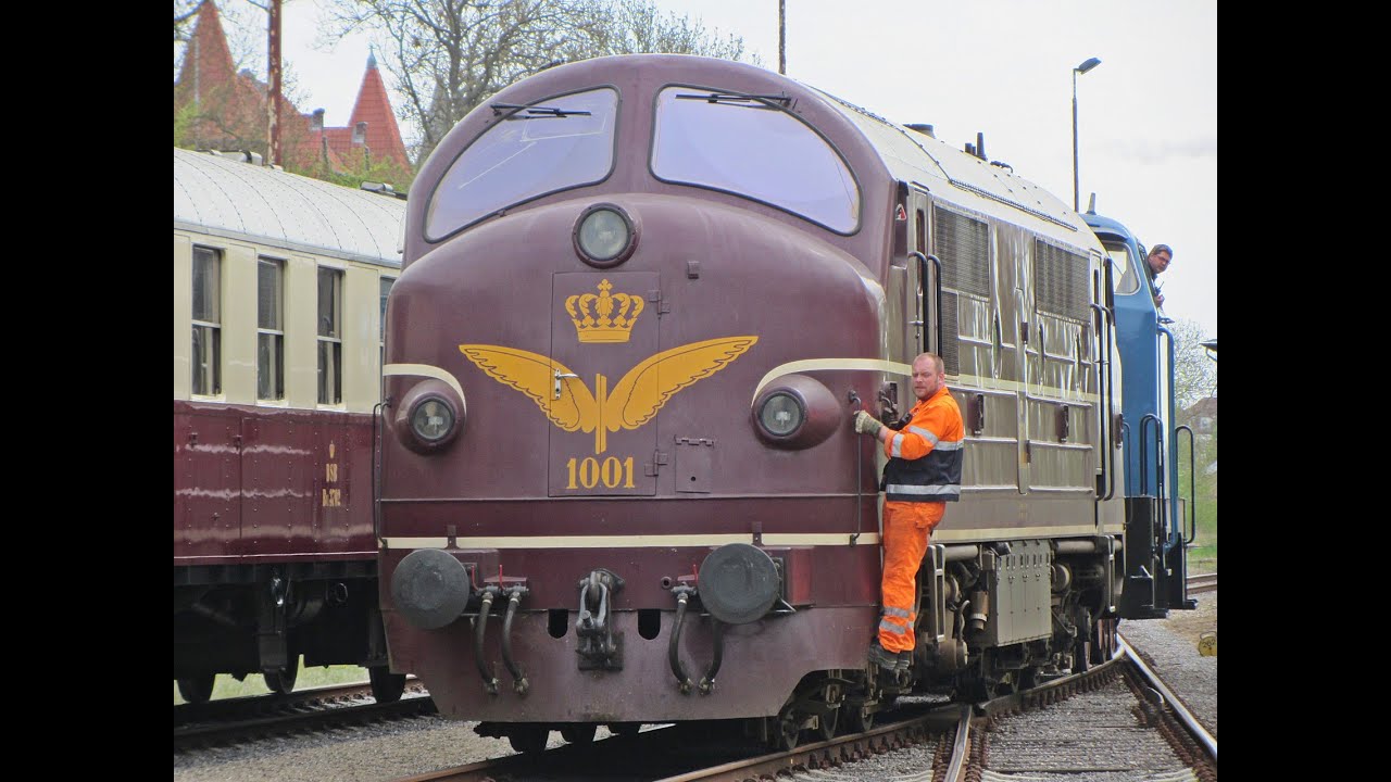 DSB Musemstog - Åben Hus i Randers Remise 2013 - Fraklip - YouTube