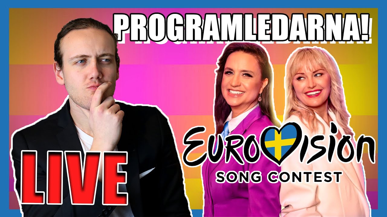 MINA ÅSIKTER! Petra Mede & Malin Åkerman som programledare | Eurovision ...