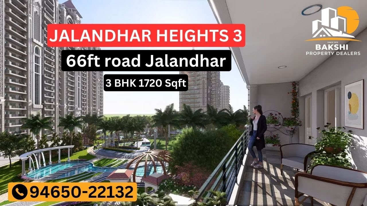 3BHK 1720 SQ.FT | Jalandhar Heights-3 | Luxury & Premium Flats ...