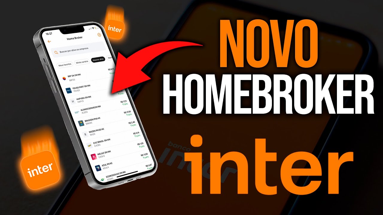 URGENTE: NOVO HOMEBROKER DO BANCO INTER! COMO USAR? É BOM? - YouTube