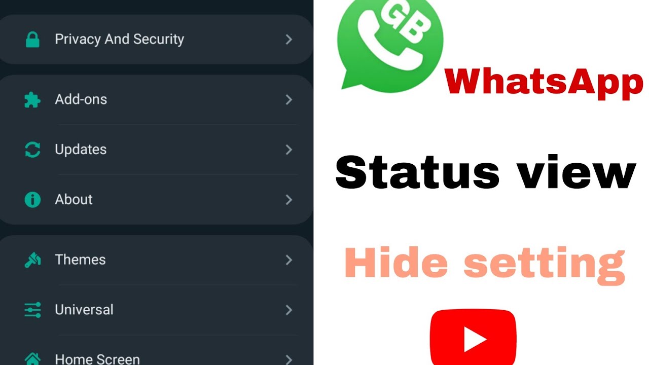 GB WhatsApp status seen hide | gb WhatsApp seen setting #gbwhatsapp # ...