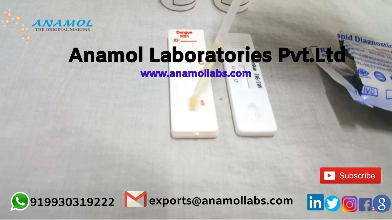 Dengue NS1 IgG IgM Combo Rapid Test Procedure. - YouTube