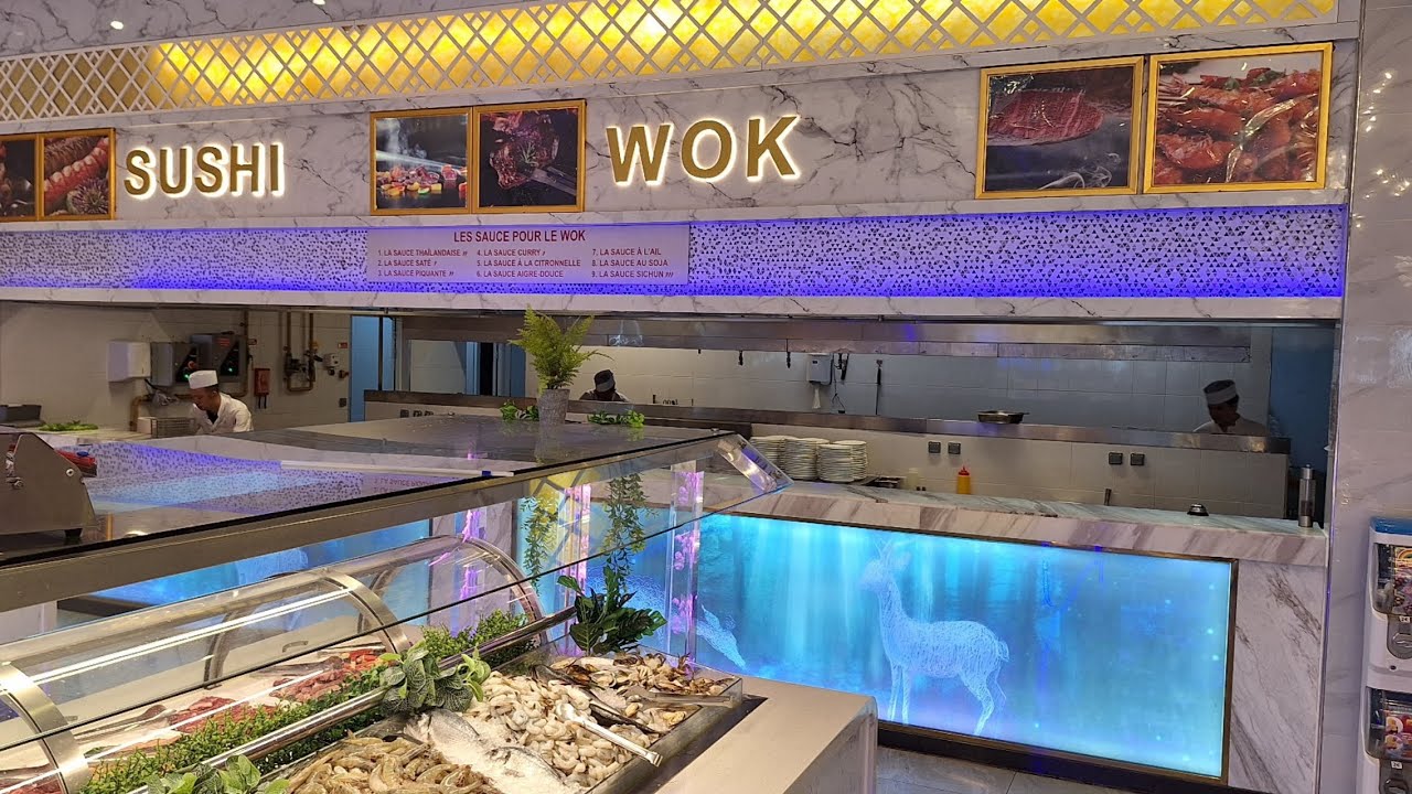 Paris Food Tour: Royal Wok Chinese Buffet - YouTube