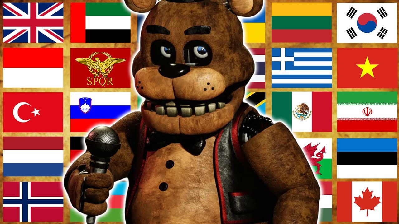FNAF in 70 Languages Meme - YouTube