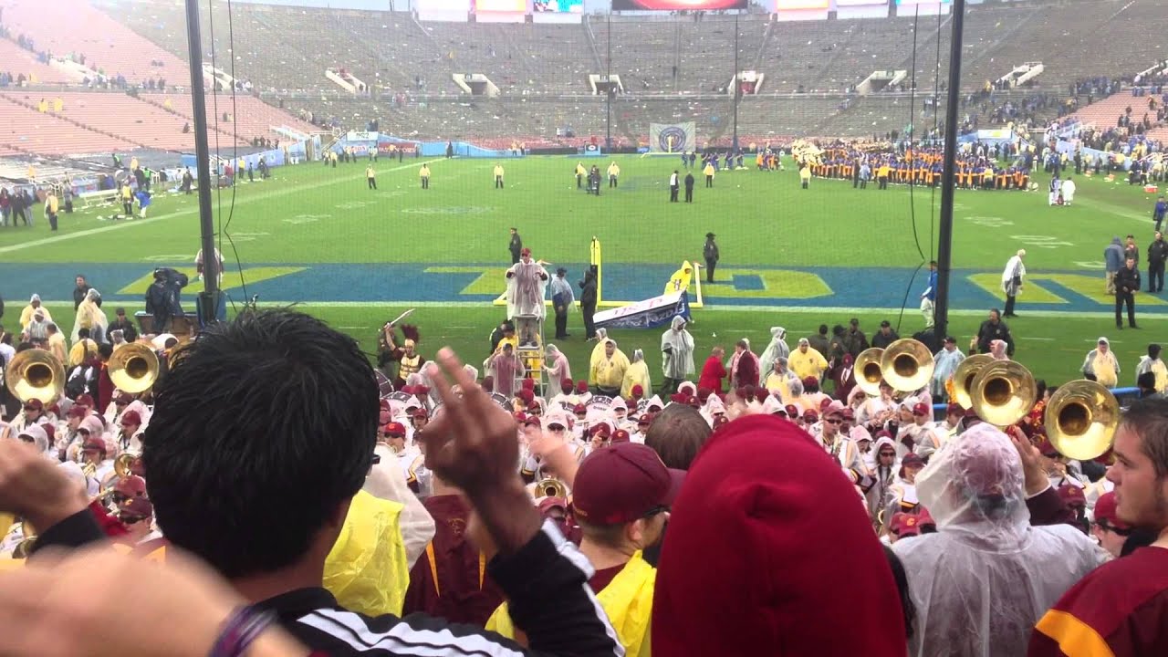 USC Trojan Marching Band | Tribute to Troy and Fight On! after ucla ...