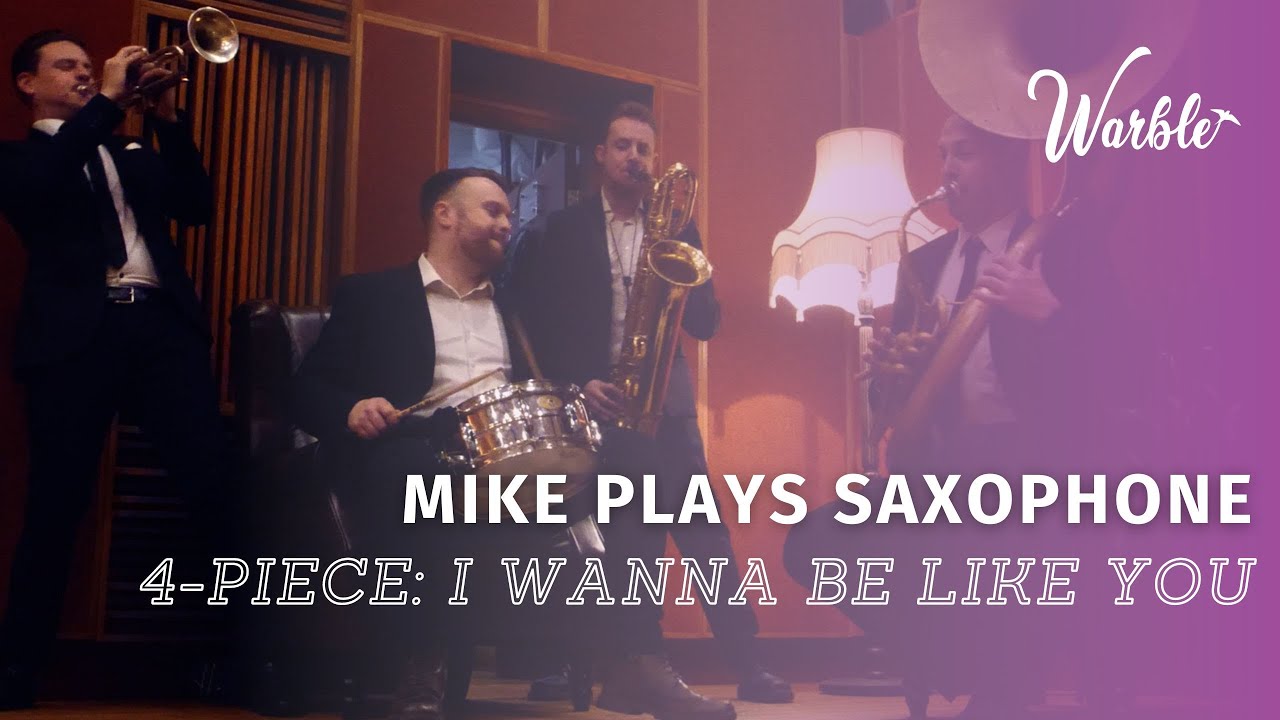 Mike Plays Saxophone // I Wanna Be Like You // Roaming 4-Piece // Book ...