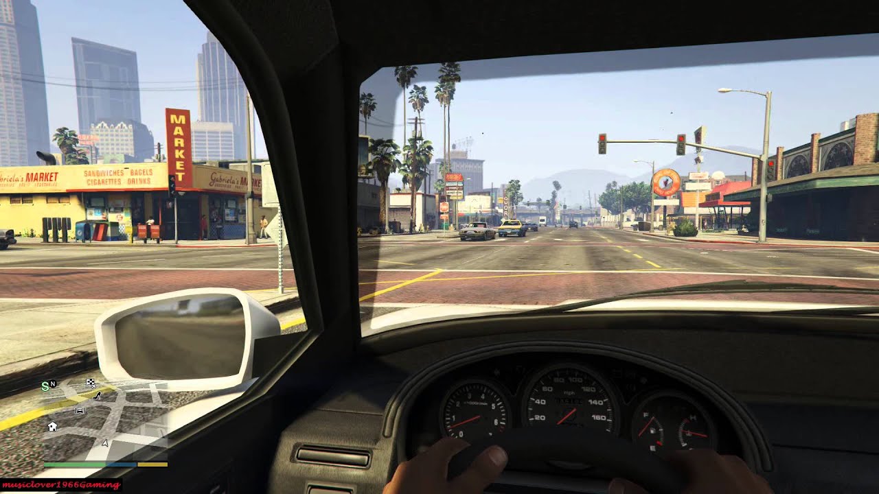 Playing the Full GTA V Story in First Person Perspective Part 1 - YouTube