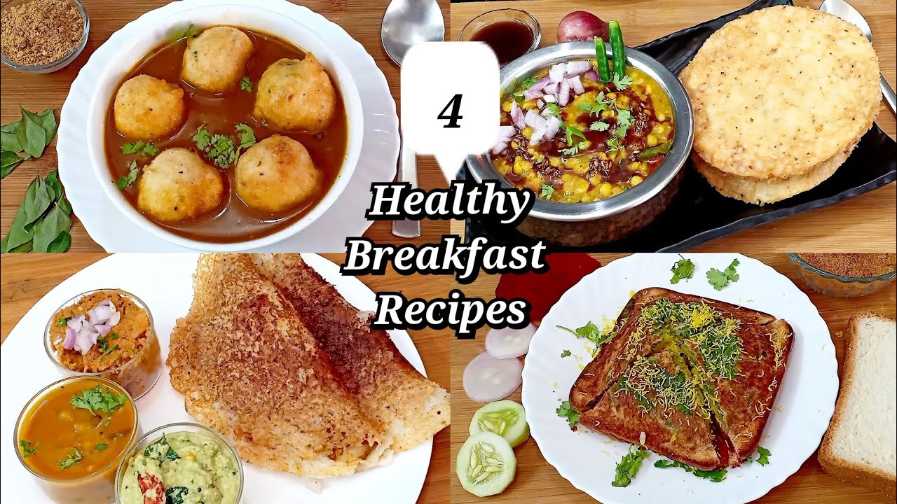 4 instant and healthy breakfast recipe | Breakfast recipes | instant ...