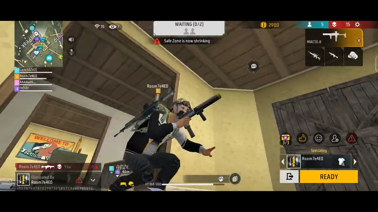 Free fire Hacker Game Play - YouTube