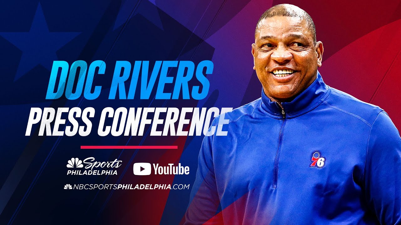 Doc Rivers addresses media after Ben Simmons-James Harden trade | Live ...