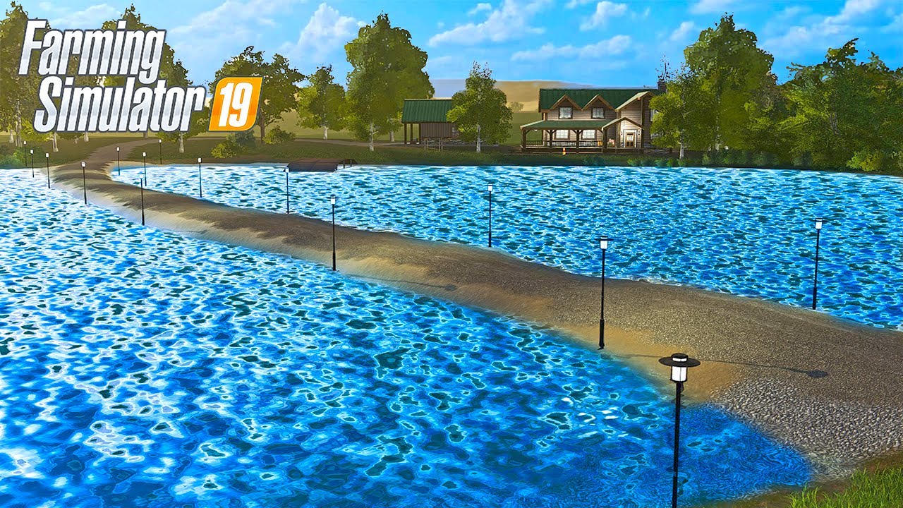 BUILDING AN $800k LUXURY LOG CABIN ON A LAKE (RVR) | FS19 - YouTube