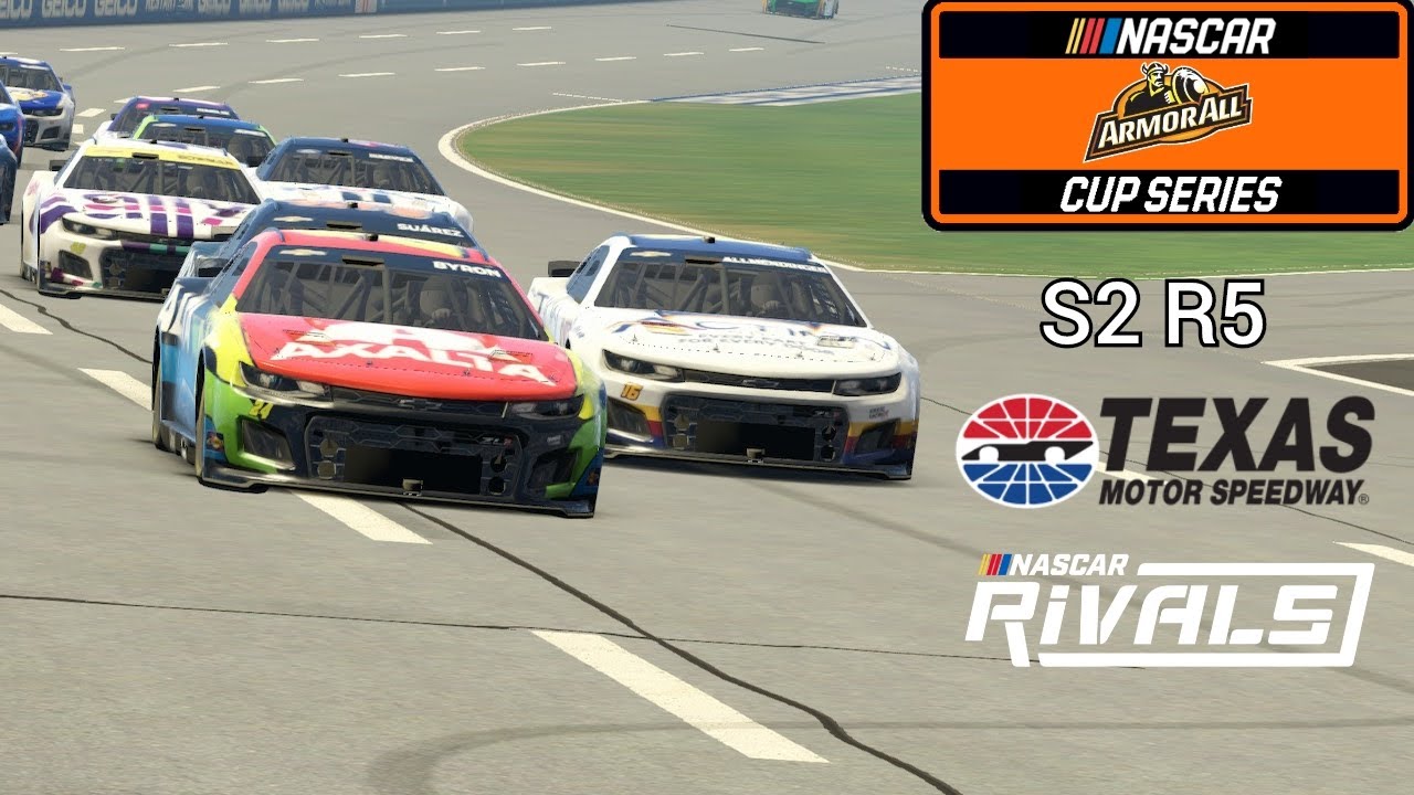 NASCAR Rivals Armor All Series S2 R5 Texas Full Race - YouTube