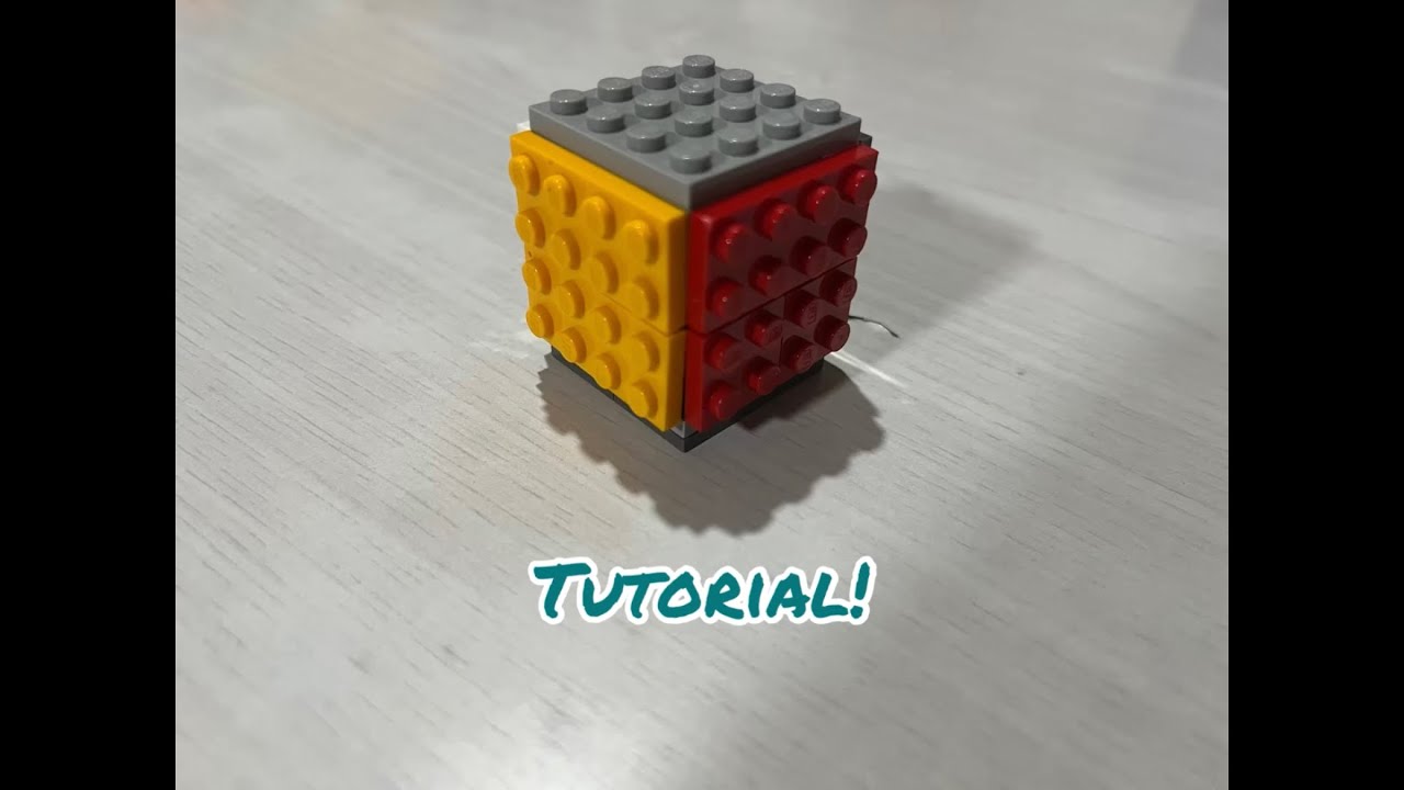 Lego rubics cube tutorial - YouTube