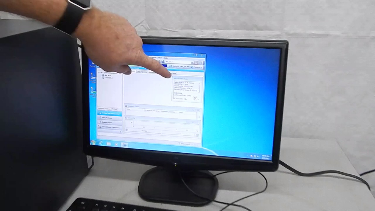 Agilent 6890 With GC Chemstation Function Video - YouTube