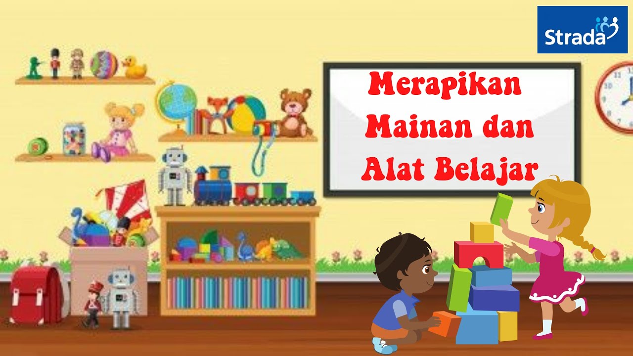 Merapikan Mainan dan Alat Belajar - YouTube