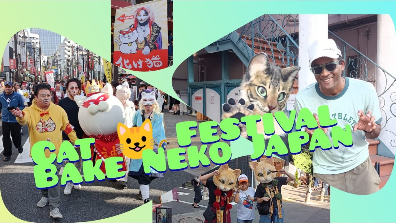 😸 FULL VERSION Tokyo’s Spooky Cat Parade! Bake Neko #thearcturn ...
