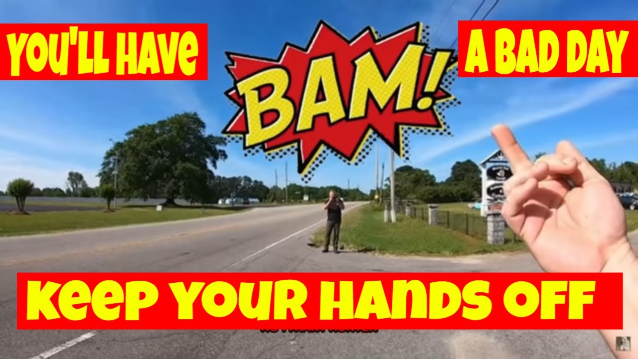 🔵Keep your hands off! You'll have a bad day. 1st amendment audit fail🔵 ...