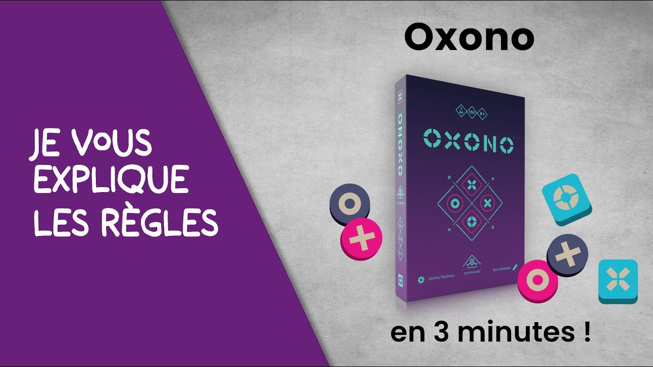 Je vous explique les règles du jeu OXONO en moins de 3 minutes! - YouTube