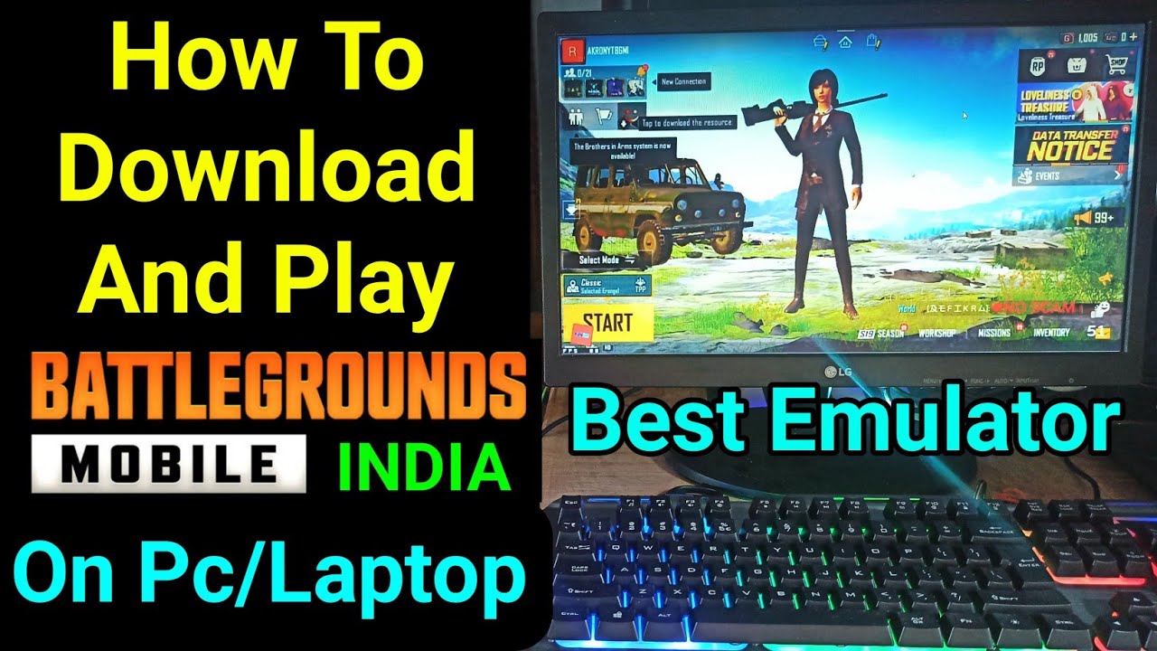 How to play BGMI in pc || How to play BGMI on emulator || BGMI Pc me ...
