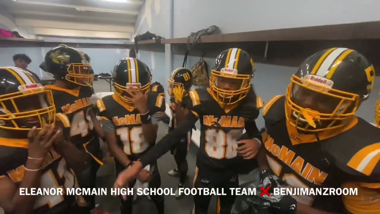 MCMAIN FOOTBALL TEAM :: SOUNDS BEFORE THE GAME SHOT BY BENJIMANZROOM ...